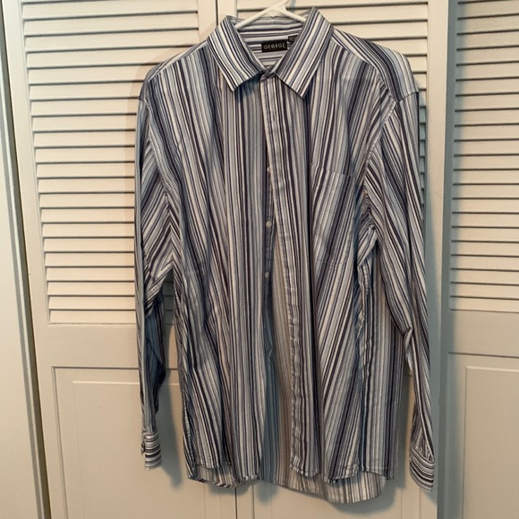 George | Shirts | George Mens Dress Shirt Blue | Poshmark